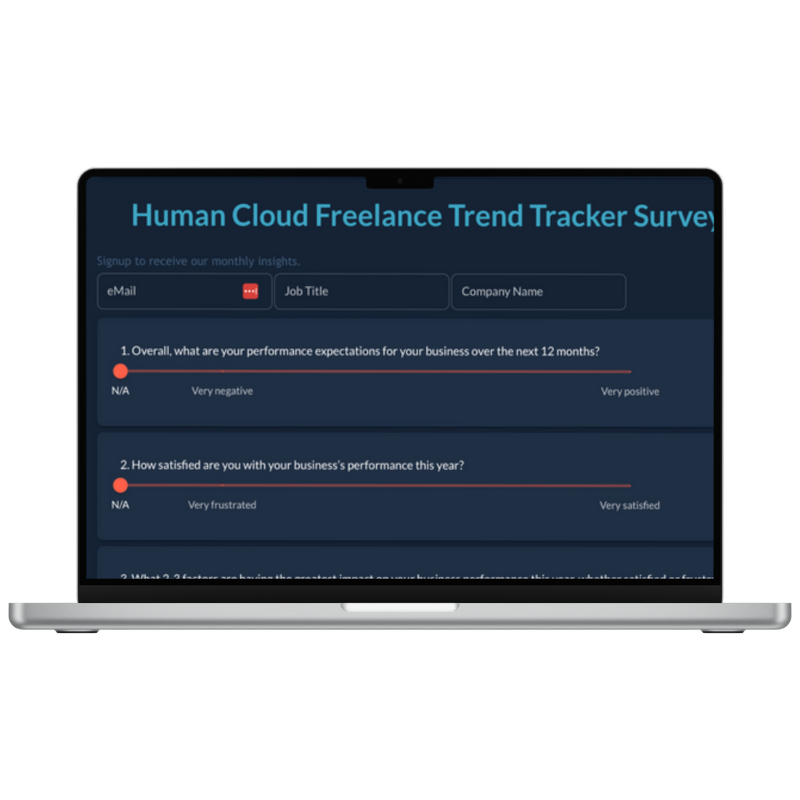 Introducing the HumanCloud.Work Freelance Trend Tracker - Human Cloud
